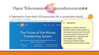 Mundaneum Factories for Open Tokenomics | PPT