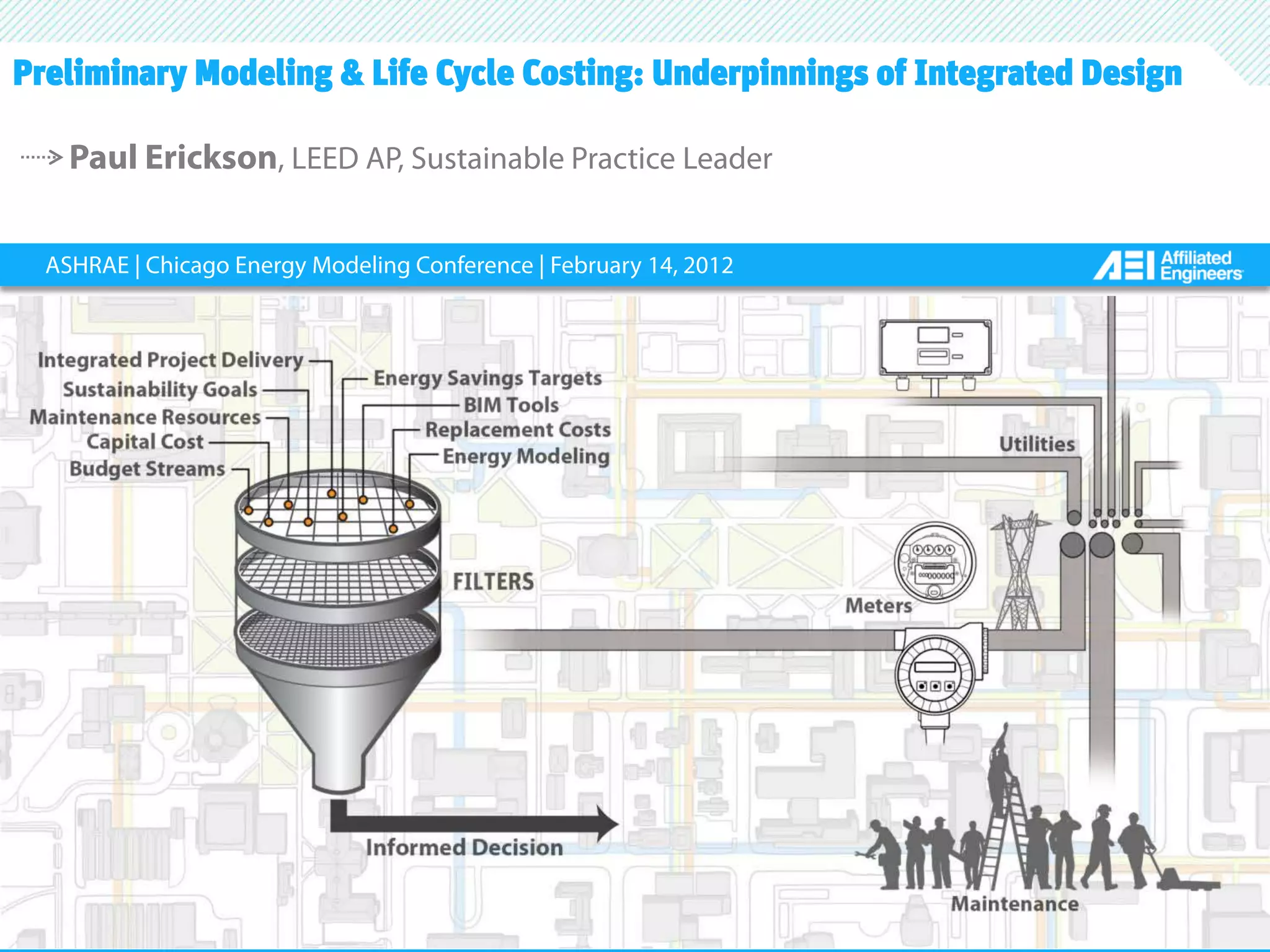 Preliminary Modeling & Life Cycle Costing: Underpinnings of Integrated ...