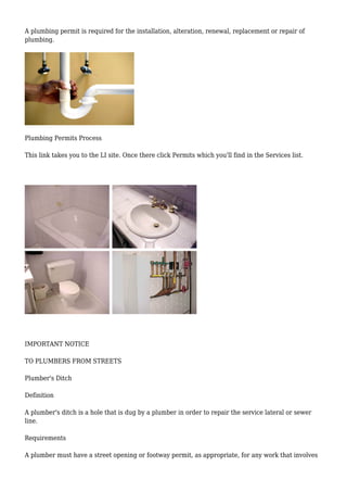 Plumber Backfill Site: Home | PDF