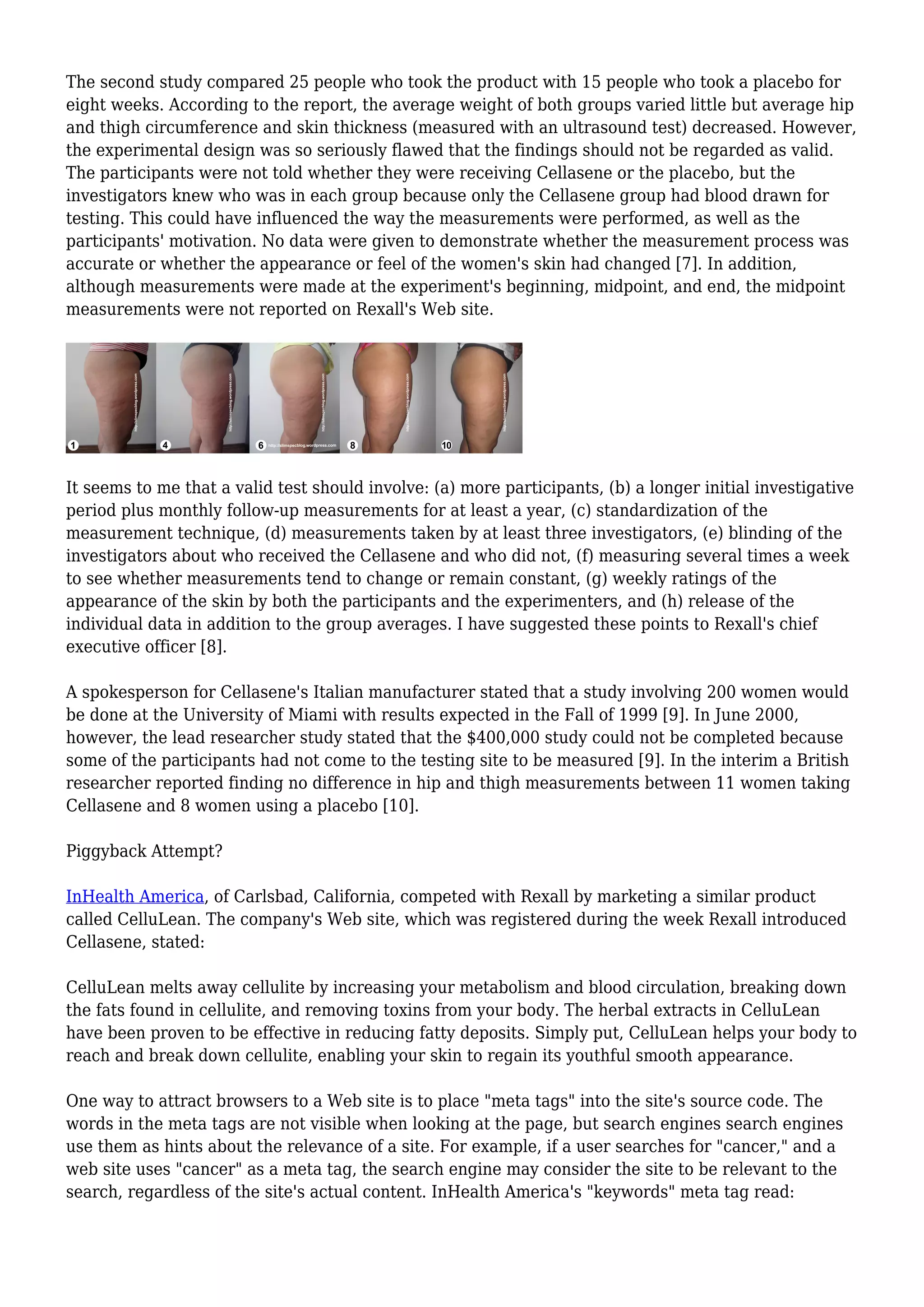 "Cellulite" Removers | PDF