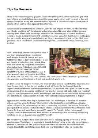 Tips For Romance | PDF
