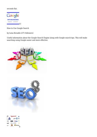 Google Search Engine - HubPages.com