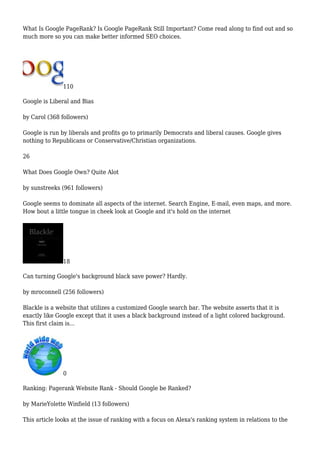 Google Search Engine - HubPages.com