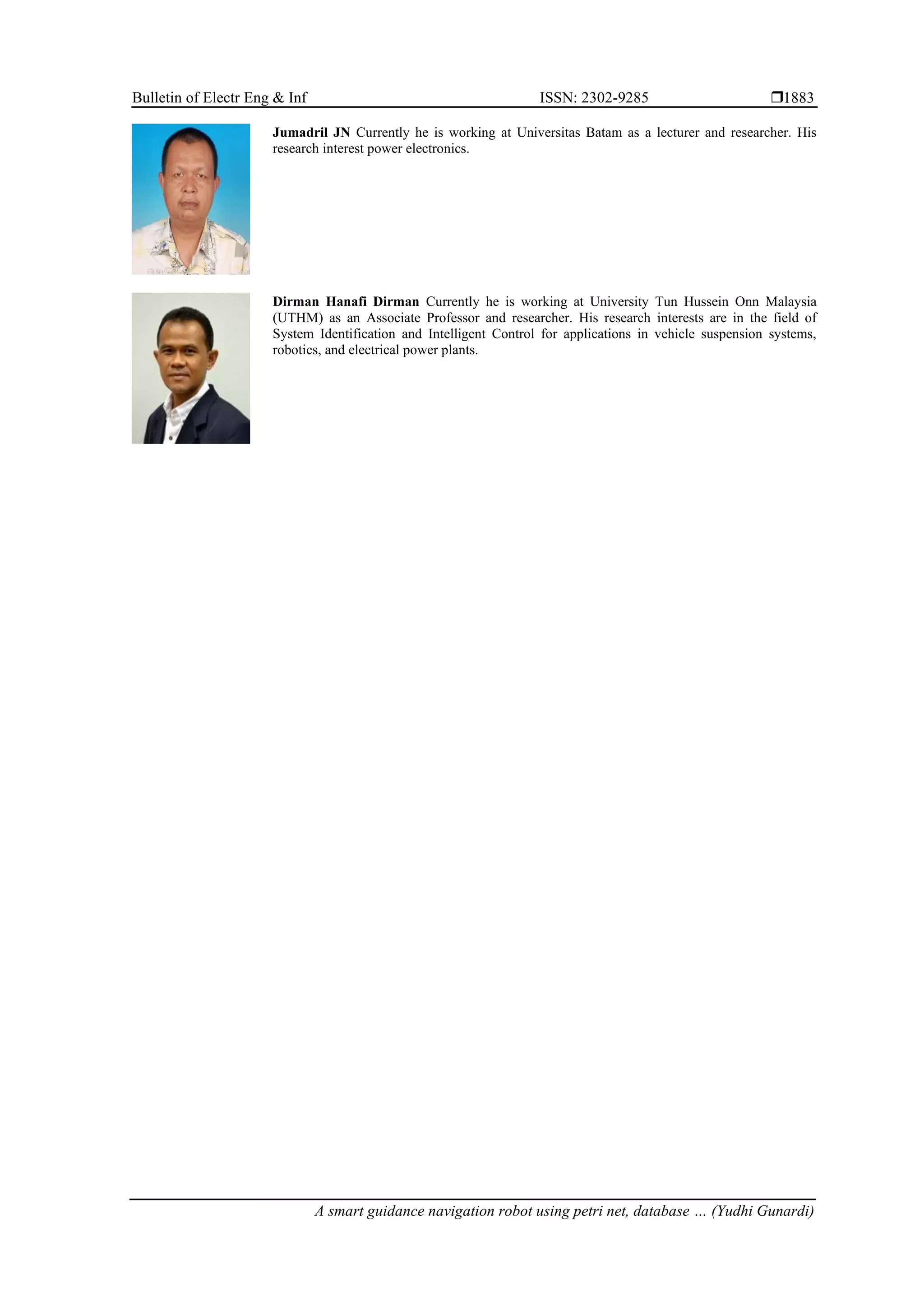 A smart guidance navigation robot using petri net, database location, and radio frequency ...