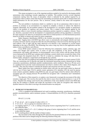 A smart guidance navigation robot using petri net, database location, and radio frequency ...