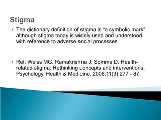 Role of Stigma and Culture in Reporting of BBFE | PPT