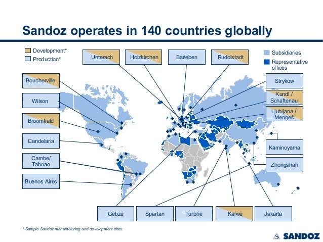 Sandoz in Africa - a global leader