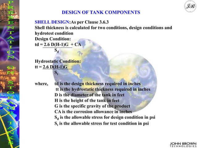 143137557 storage-tanks | PPT | Civil Engineering Industry | Industries