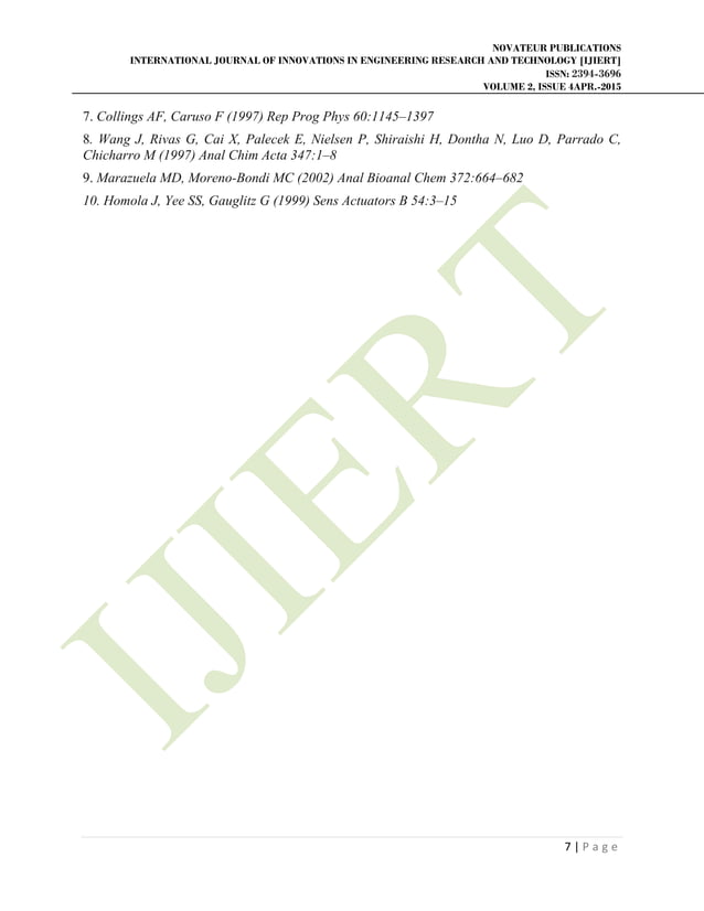 Biosensor For Environmental Monitoring Pdf