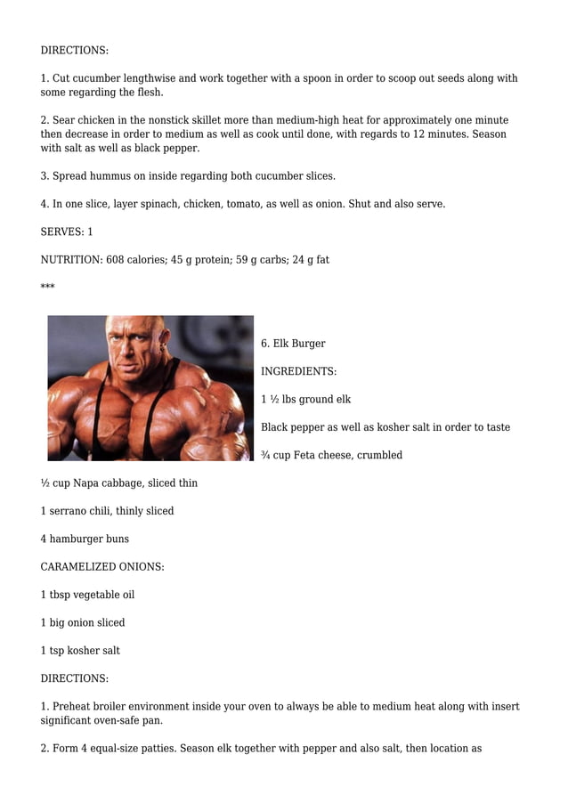 10 Meat-Based Meals Guaranteed To Build Muscle | PDF 10 Meat-Based Meals Guaranteed To Build Muscle | PDF