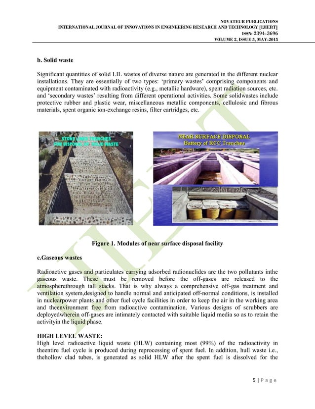RADIOACTIVE WASTE MANAGEMENT | PDF