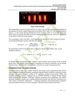 NUMERICAL ANALYSIS AND SIMULATION OF CONJUGATE HEAT TRANSFER STUDY OF ...