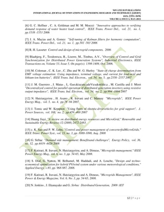 COORDINATED CONTROL AND ENERGY MANAGEMENT OF DISTRIBUTED GENERATION INVERTERS IN A MICROGRID | PDF