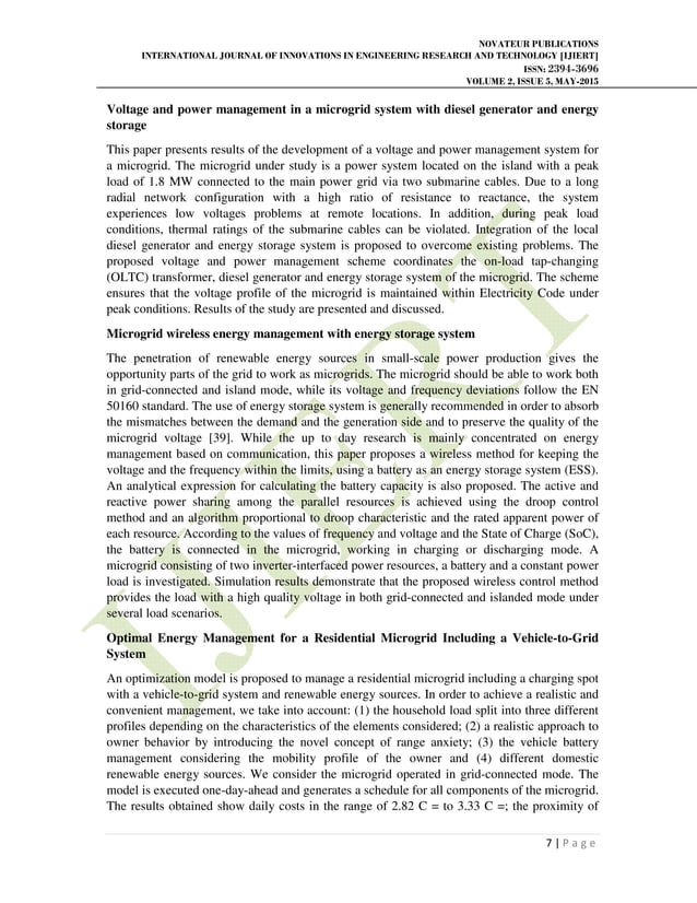 COORDINATED CONTROL AND ENERGY MANAGEMENT OF DISTRIBUTED GENERATION INVERTERS IN A MICROGRID | PDF