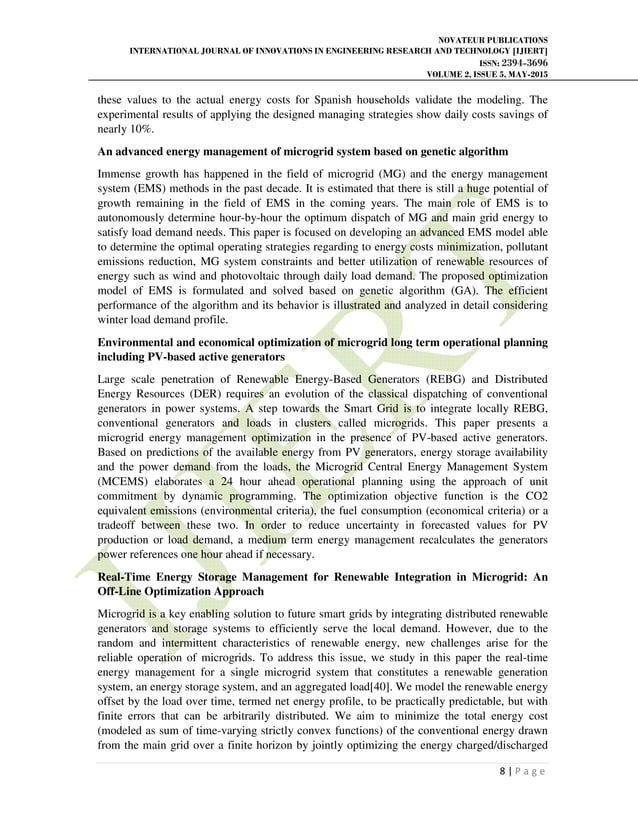 COORDINATED CONTROL AND ENERGY MANAGEMENT OF DISTRIBUTED GENERATION INVERTERS IN A MICROGRID | PDF