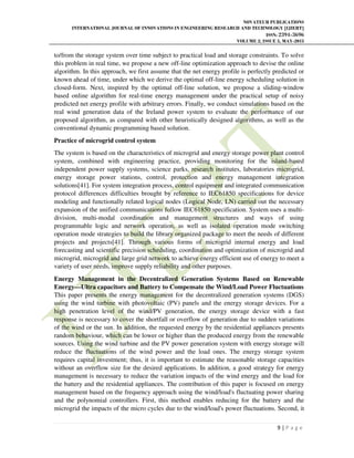 COORDINATED CONTROL AND ENERGY MANAGEMENT OF DISTRIBUTED GENERATION ...