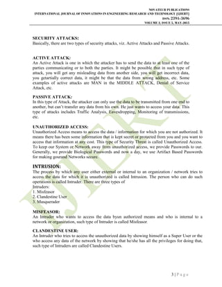 A REVIEW OF COMPUTER AND NETWORK SECURITY | PDF