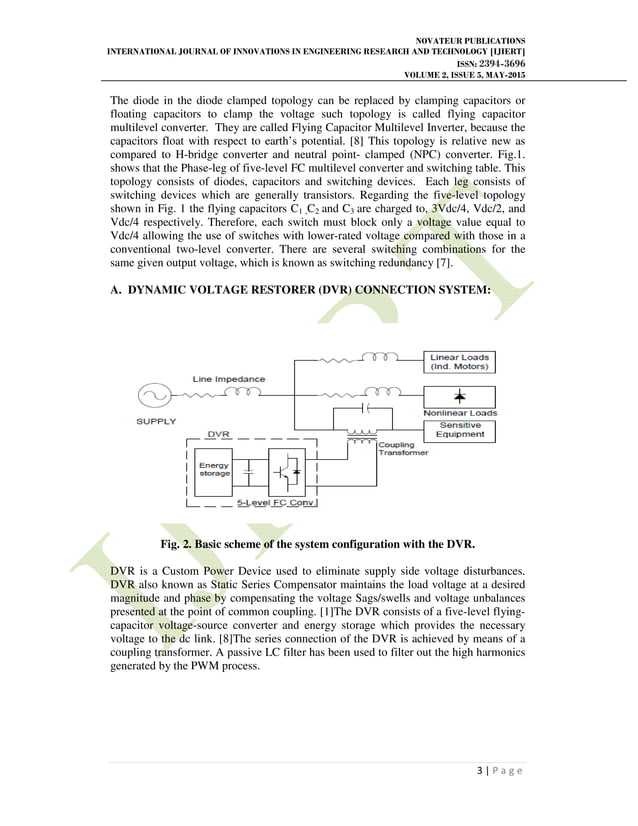 POWER QUALITY IMPROVEMENT USING 5-LEVEL FLYING CAPACITOR MULTILEVEL CONVERTER BASED DYNAMIC ...