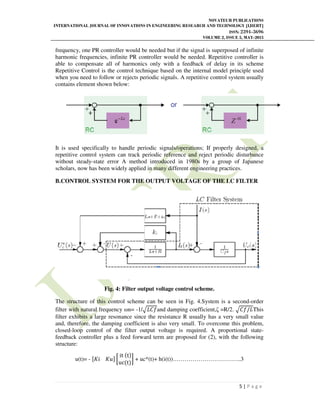 POWER QUALITY IMPROVEMENT USING 5-LEVEL FLYING CAPACITOR MULTILEVEL CONVERTER BASED DYNAMIC ...