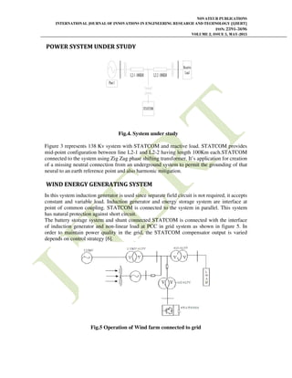 SIMULATION OF IMPROVEMENT OF POWER QUALITY USING STATCOM-CONTROL SCHEME WITH GRID CONNECTED WIND ...