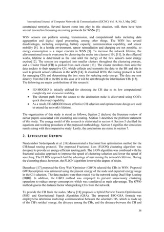 Cluster Based Routing using Energy and Distance Aware Multi-Objective Golden Eagle Optimization ...