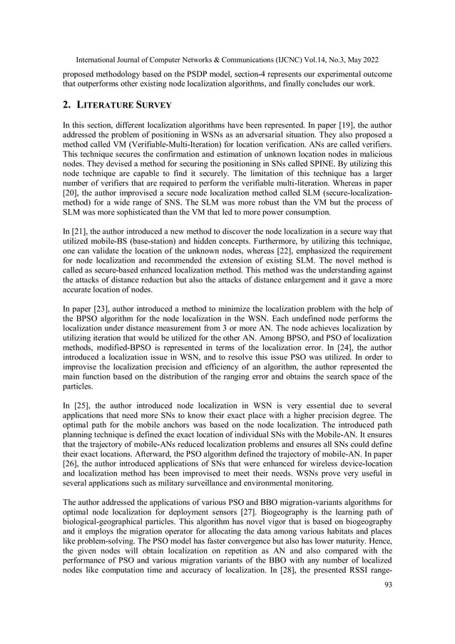 Probabilistic based Optimal Node Localization in Wireless Sensor Networks | PDF