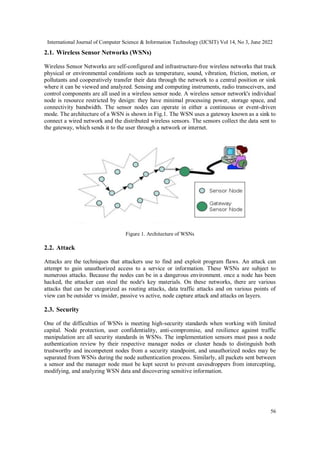 Wireless Sensor Networks, Security Requirements, Attacks, Security ...