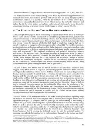 THE PROFESSIONALIZATION OF THE HACKER INDUSTRY | PDF