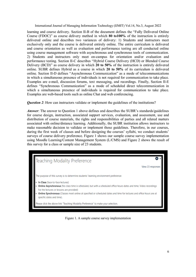MULTIMODAL COURSE DESIGN AND IMPLEMENTATION USING LEML AND LMS FOR INSTRUCTIONAL ALIGNMENT | PDF
