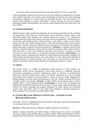 MULTIMODAL COURSE DESIGN AND IMPLEMENTATION USING LEML AND LMS FOR INSTRUCTIONAL ALIGNMENT | PDF