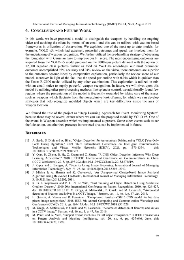 DEEP LEARNING APPROACH FOR EVENT MONITORING SYSTEM | PDF