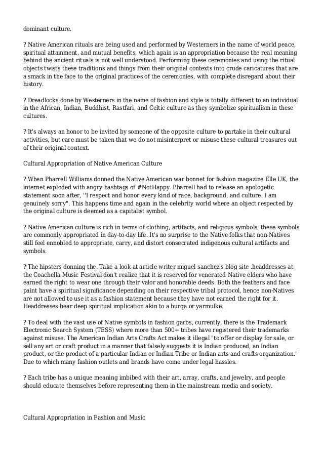 Cultural Appropriation: Meaning and Examples