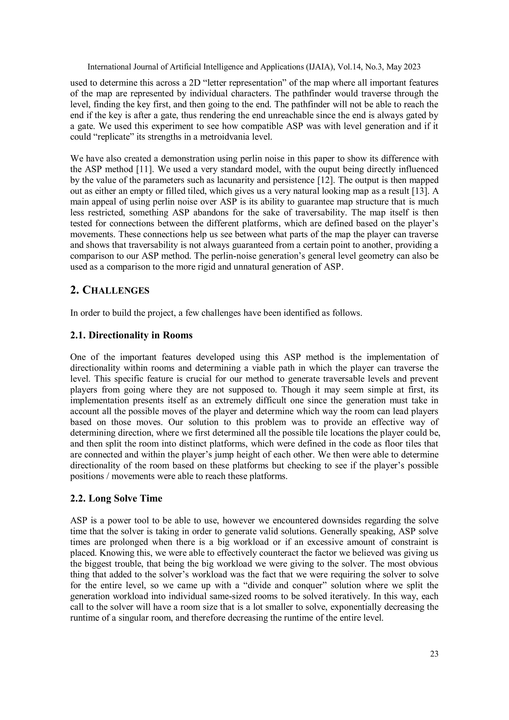 PROCEDURAL GENERATION IN 2D METROIDVANIA GAME WITH ANSWER SET ...