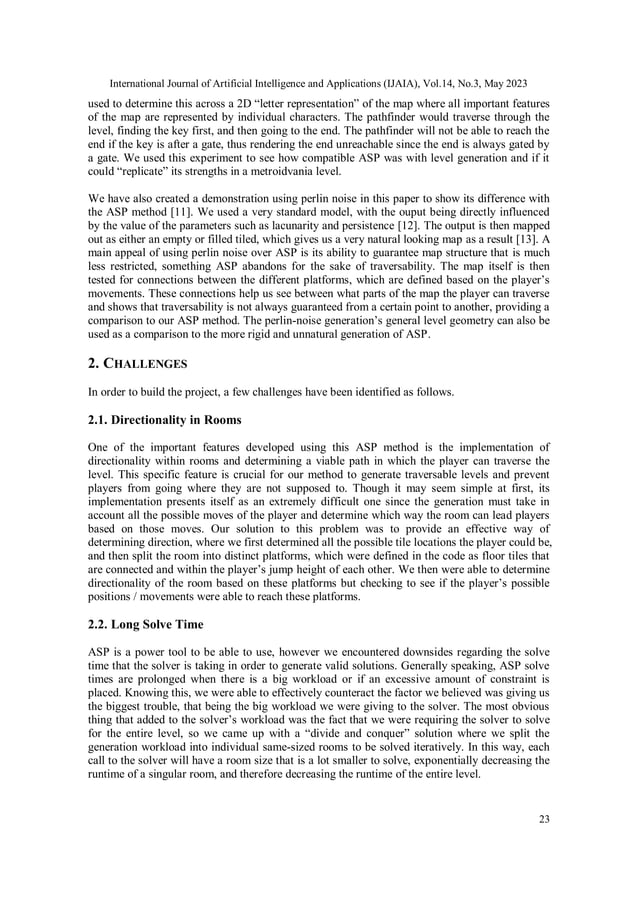 PROCEDURAL GENERATION IN 2D METROIDVANIA GAME WITH ANSWER SET ...