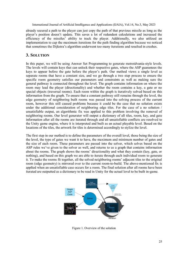 PROCEDURAL GENERATION IN 2D METROIDVANIA GAME WITH ANSWER SET PROGRAMMING AND PERLIN NOISE | PDF