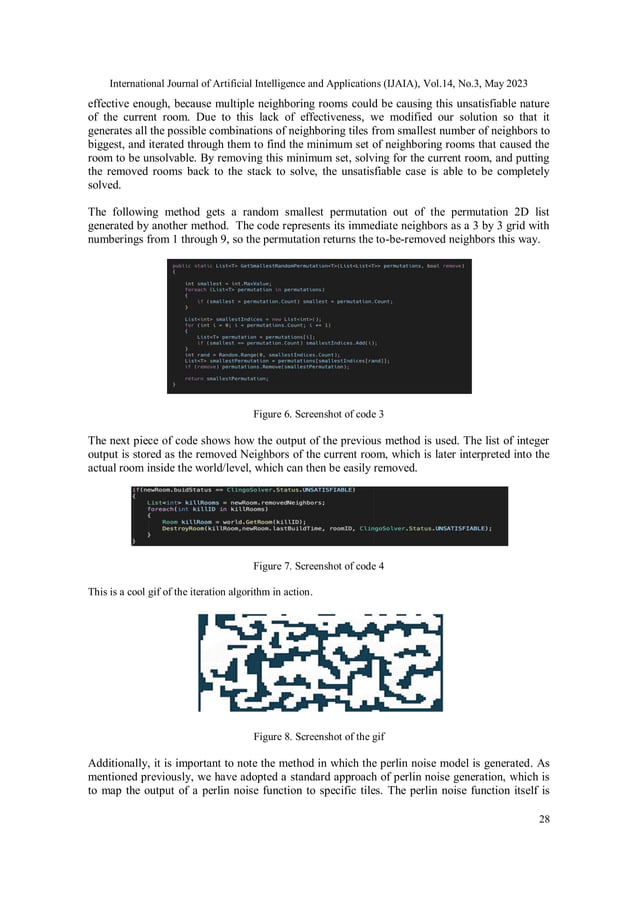 PROCEDURAL GENERATION IN 2D METROIDVANIA GAME WITH ANSWER SET PROGRAMMING AND PERLIN NOISE | PDF