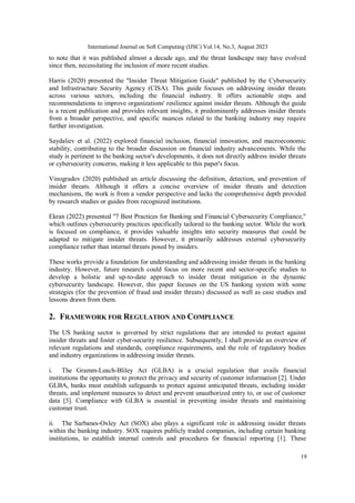 Insider Threat Prevention in the US Banking System | PDF | Financial ...