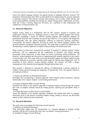 ENHANCING ENGLISH WRITING SKILLS THROUGH INTERNET-PLUS TOOLS IN THE ...