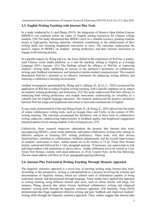 ENHANCING ENGLISH WRITING SKILLS THROUGH INTERNET-PLUS TOOLS IN THE ...