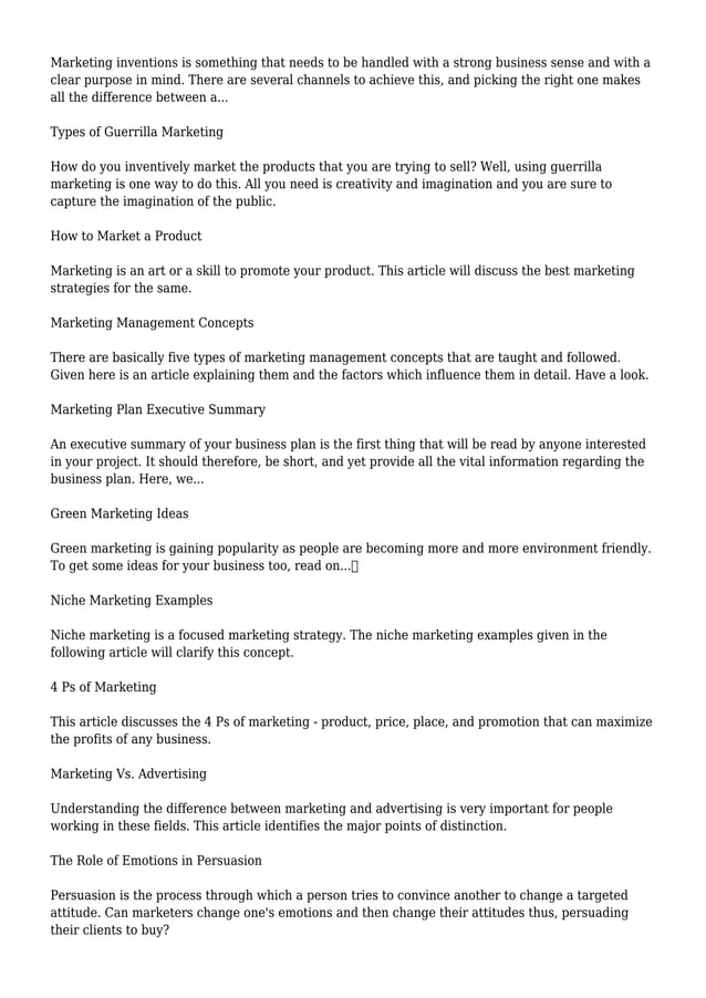 Marketing | Buzzle.com | Advertising Industry | Industries