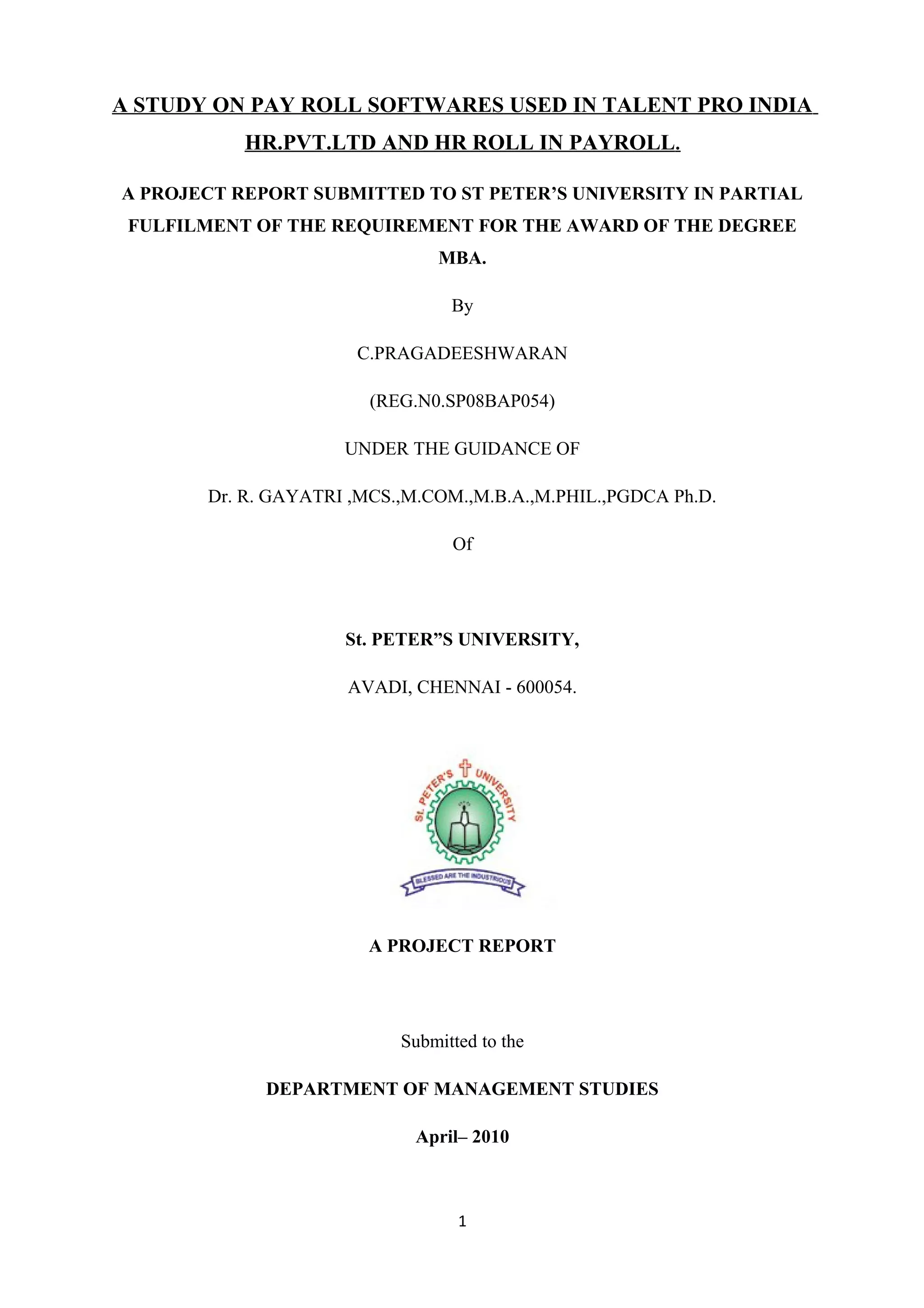 143311160 hr-payroll-project | DOC