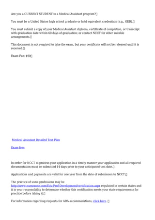 medical assistant | PDF