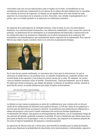 Fimosis Y La Parafimosis | PDF