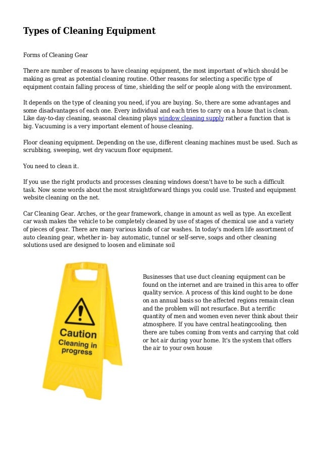 Types Of Cleaning Equipment types-of-cleaning-equipment