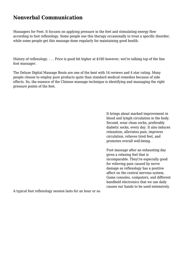 Nonverbal Communication | PDF