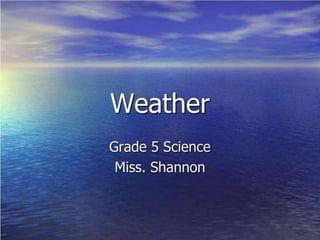 Weather and its Various Types Grade 5.pptx