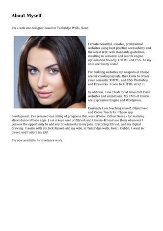 About Myself | PDF