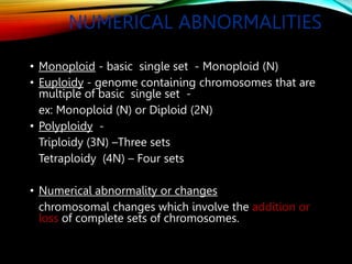Numerical chnges.ppt | Infertility | Reproductive Health