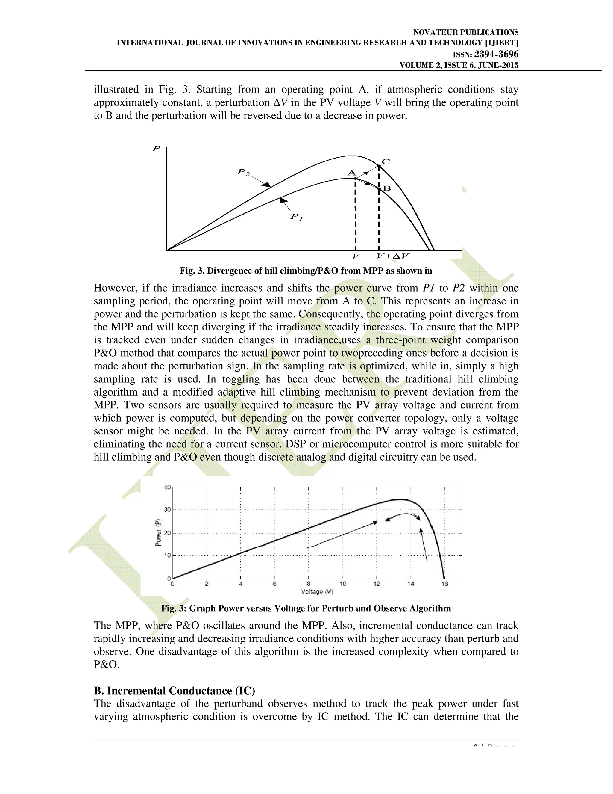 Maximum Power Point Tracking Methods Of Pv System Pdf