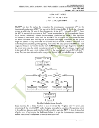 MAXIMUM POWER POINT TRACKING METHODS OF PV SYSTEM | PDF